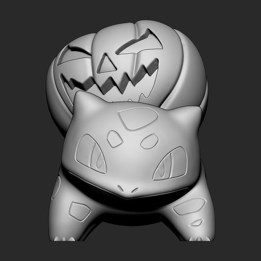STL file Pokemon - Bulbasaur Halloween Alternative Pose 🐉 ・3D printer ...
