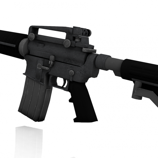 3D 文件 M4 Automatic Rifle 🔫 ・可下载 3D 打印模板・Cults