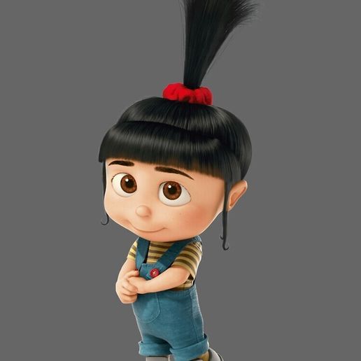 Archivo STL despicable me agnes animated girl.minions. 👶 (OBJ y 3MF ...