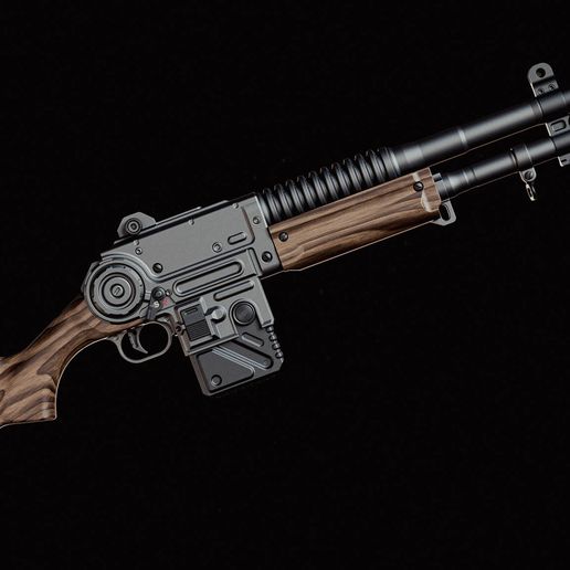 🧸 Trench laser rifle prop for Cosplay/display・Free STL File for ・Cults