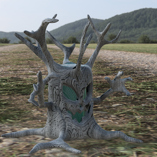 3D file Light Up Haunted Tree ⬆️ ・3D printable model to download・Cults