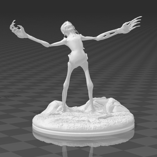 🎲 Wendigo from Fallout・Free OBJ File for 3D printing・Cults