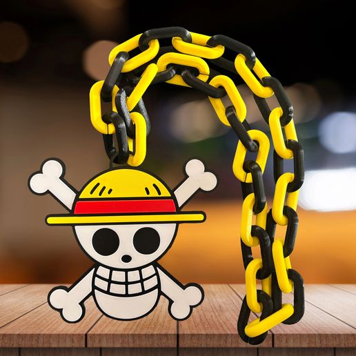 🎁 ONE PIECE CHAIN・ STL File for 3D printing・Cults