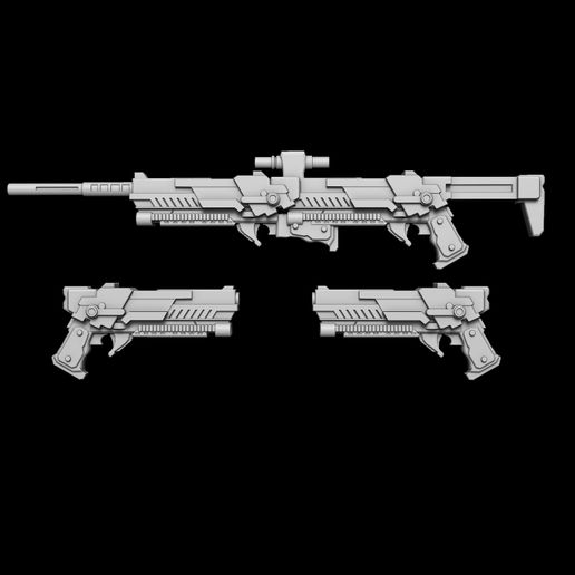 🔫 redhood arkham gun・ STL File for 3D printing・Cults