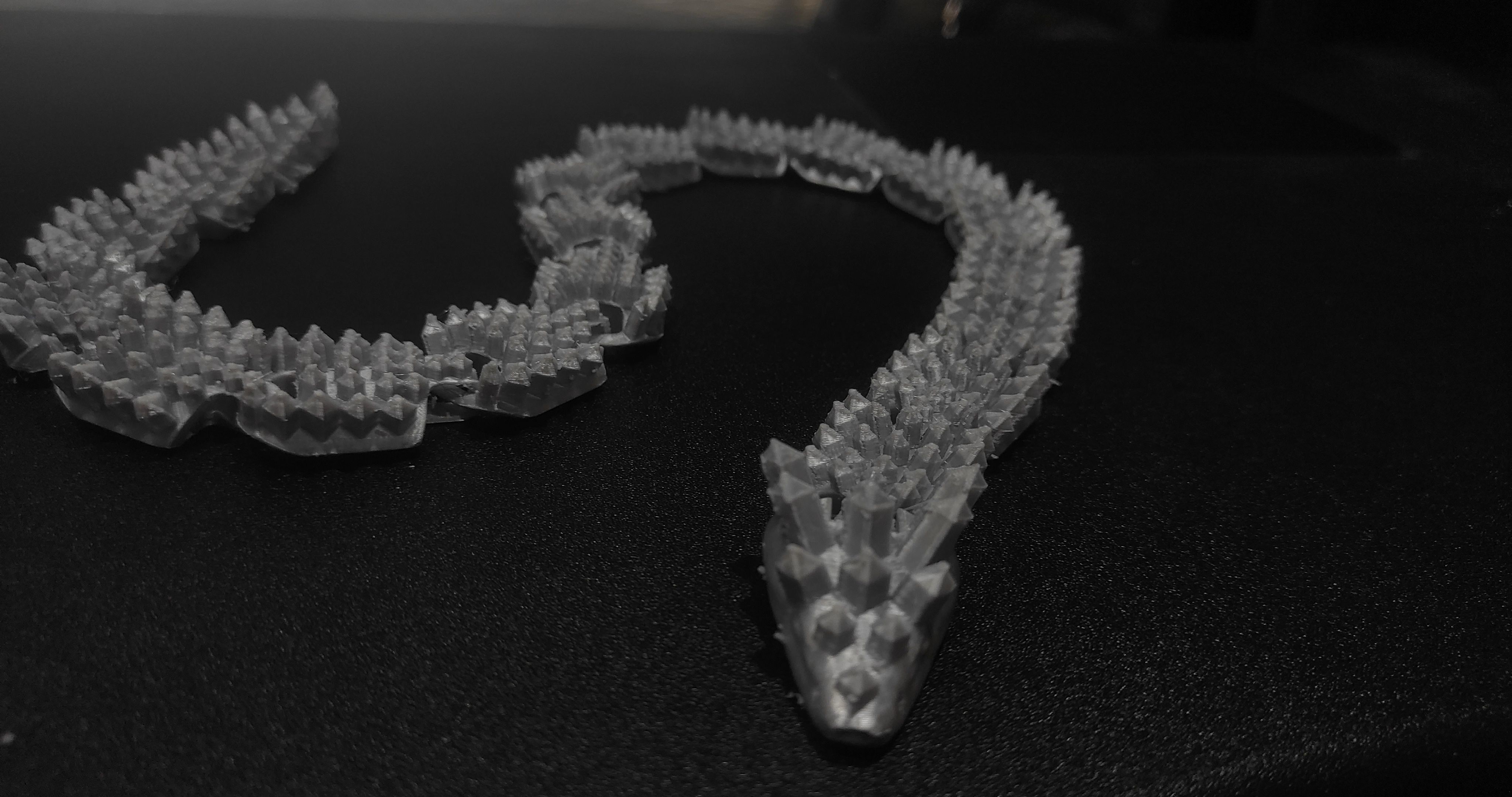 STL file Articulating Snake with crystal scales・3D printable model to ...