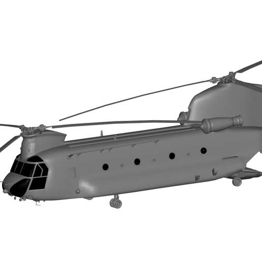 🛩️ Boeing CH-47 Chinook・ 3D File for 3D printing・Cults