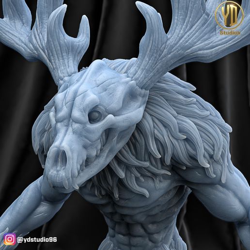 STL file Wendigo 🦁 (OBJ)・3D printer design to download・Cults