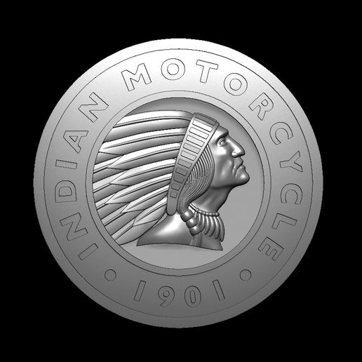 🏍️ INDIAN MOTORCYCLE・ STL File for ・Cults