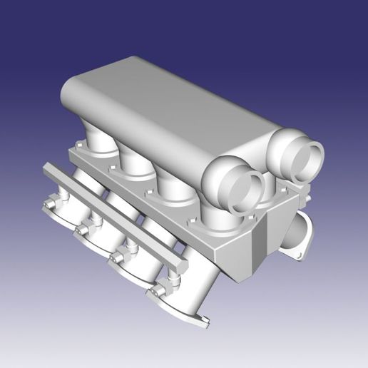 STL file Sonnys 1000ci intake collection 👽 ・3D print object to download ...