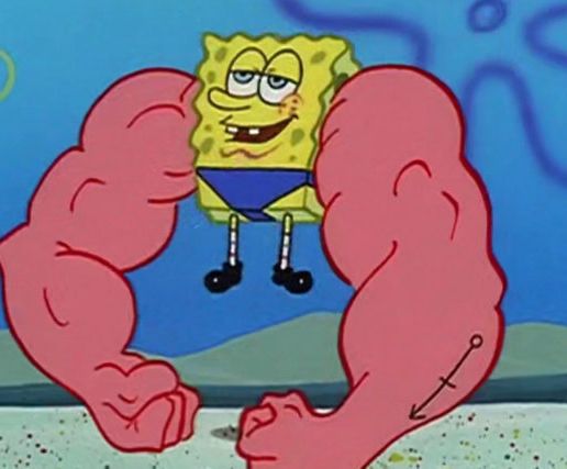 Free STL file Hyper-Muscular Spongebob Squarepants 3D Model 💪🌊 ・3D ...