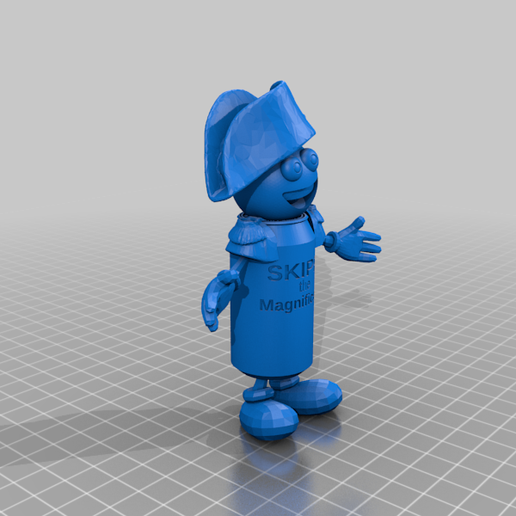 🗿 Skippy the Magnificent remix・Free STL File for ・Cults