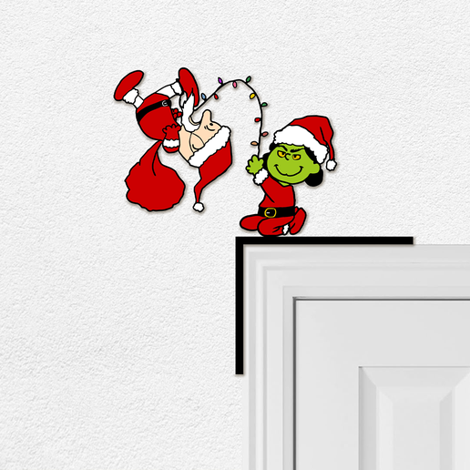 grinch door display