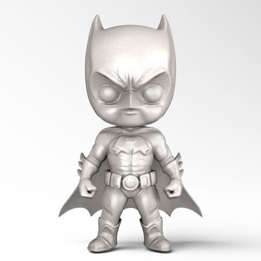 STL file Cute, chibi-style 3D Batman character model 🦸 ・Template to ...