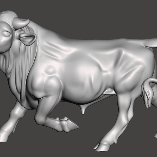 🐂 bull・ STL File for 3D printing・Cults