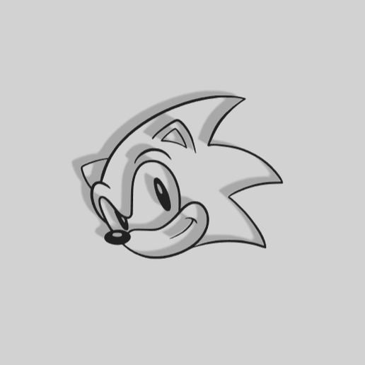 modern sonic coloring sheet