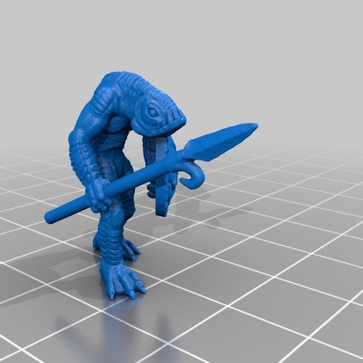 🎲 Kua-Toa / Fishman Miniatures・Free STL File for ・Cults