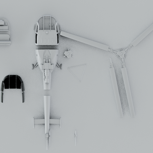 🐆 Chetak HAL CHEETAH Helicopter MODEL・ STL File for 3D printing・Cults