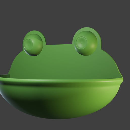 🐸 Frog Ledge Dish Cute・ 3D File for 3D printing・Cults