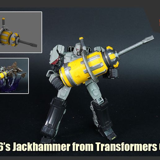 3D file D-16's Jackhammer from Transformers One 🤖 ・Design to download ...