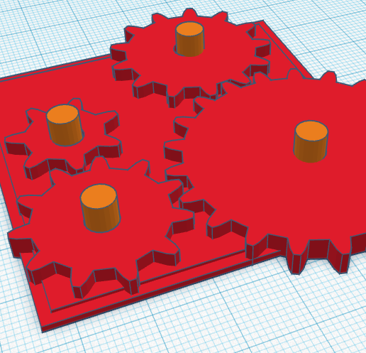 ⚙️ Gear Puzzle!・ STL File for ・Cults