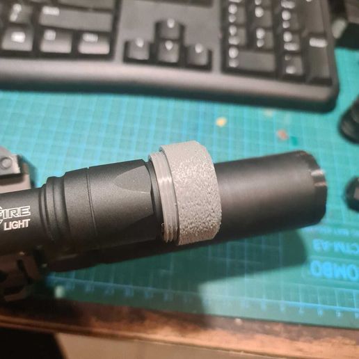 🔦 Lens Cover Surefire Flashlight・ STL File for ・Cults