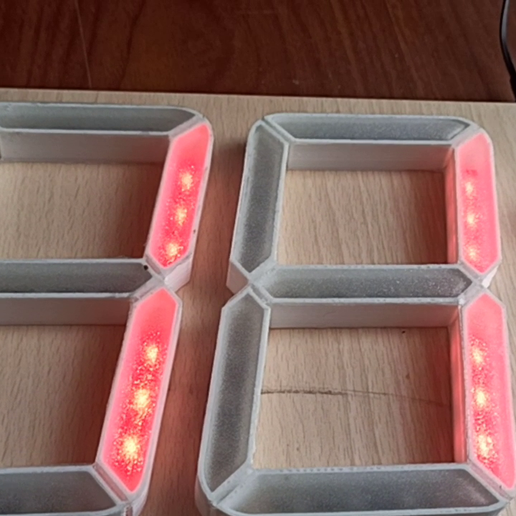 STL file Big Seven Segment Digit 🕰️ ・3D printer model to download・Cults