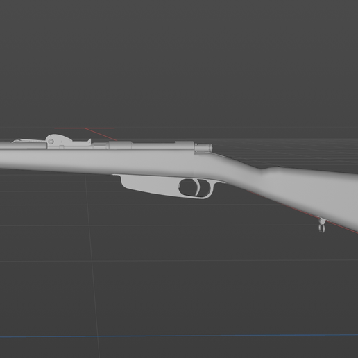 🤌 Italian "Carcano" M91 rifle digital model material・ OBJ File for 3D ...