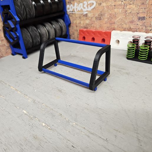 👽 1/10 ROLL STYLE TIRE RACK・ STL File for 3D printing・Cults