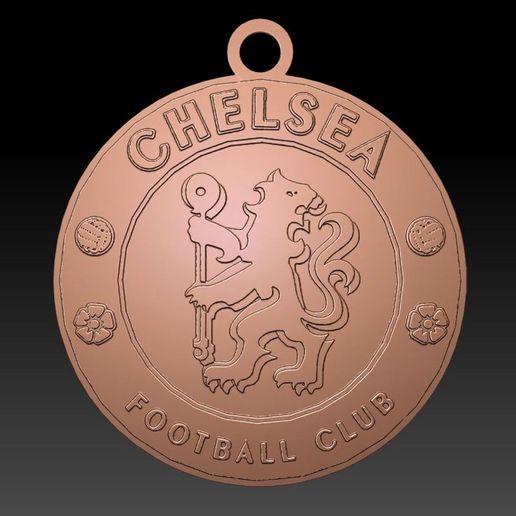 3D file Premier League Chelsea keychan badge printable and renderable 📛 ...
