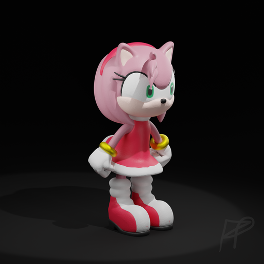 🌹 Amy Rose・ STL File for 3D printing・Cults