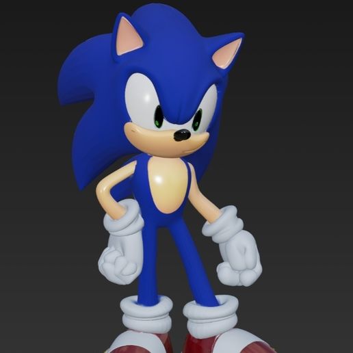 🎮 SONIC・ STL File for 3D printing・Cults