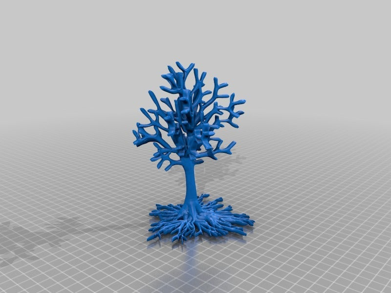 Download free STL file tree with roots • 3D print object • Cults