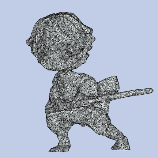 🎨 Zenitsu Agatsuma, Chibi STL Figure (Demon Slayer Fan Art)・ STL File ...