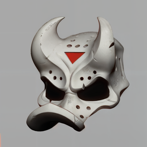 3D file ALEX TERRIBLE DUCK HOCKEY MASK Jason Voorhees 🦆 ・3D printable ...