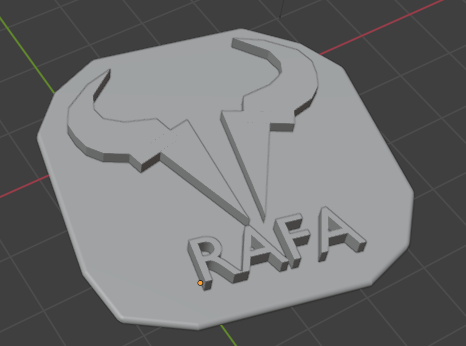 STL file rafa logo ⚽ ・Model to download and 3D print・Cults