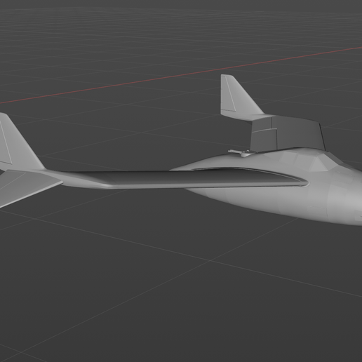 ️ German BV P.215.02 fighter digital model・ OBJ File for 3D printing・Cults
