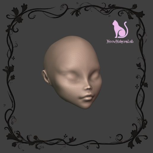 🦸 Cleo de Nile Replacement Head・ 3D File for 3D printing・Cults