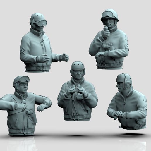 🪖 tank crew usa 3D print model・ STL File for 3D printing・Cults