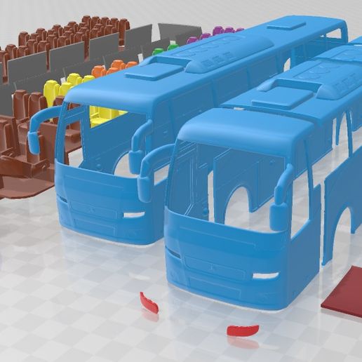 3d bus template
