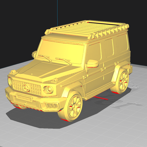 🚗 Mercedes G WAGON・ STL File for 3D printing・Cults