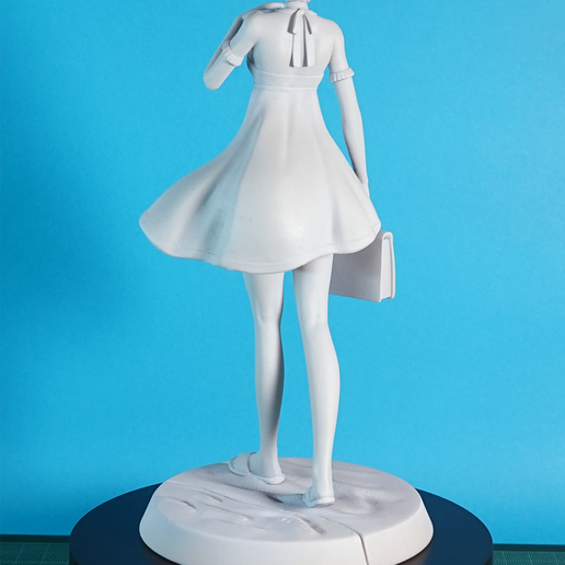 👗 Asuka and Rei Summer Dress - Evangelion Anime Figurine STL for 3D ...