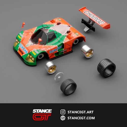 🚗 Mazda 787B | ORIGINALS | Model kit car・ STL File for 3D printing・Cults