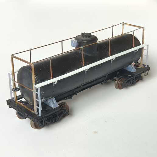 🪖 HO scale Type 7 tank car parts・Free STL File for 3D printing・Cults