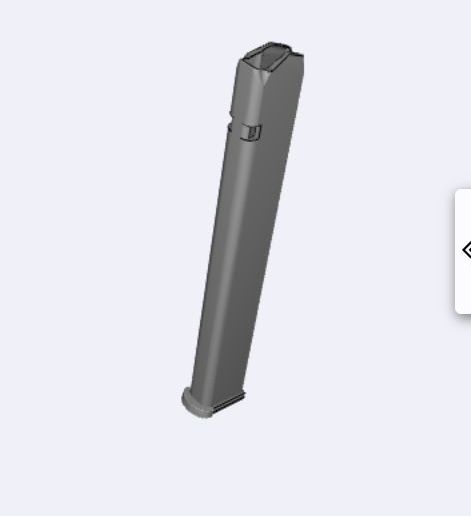 3D file G43 Extended Magazine 🔫 ・3D print object to download・Cults