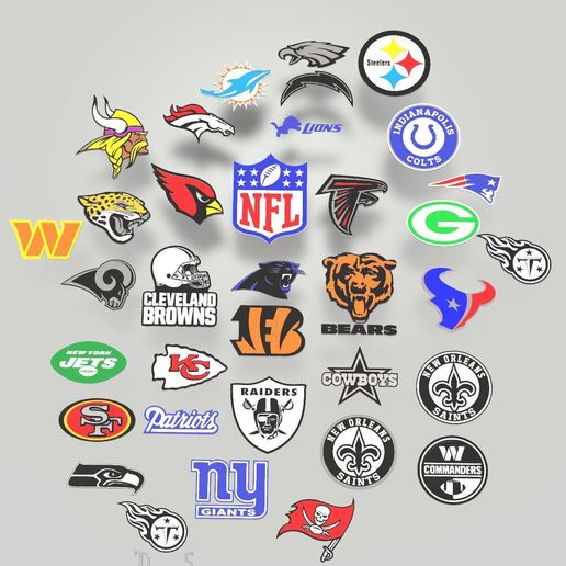 nfl 3d logo