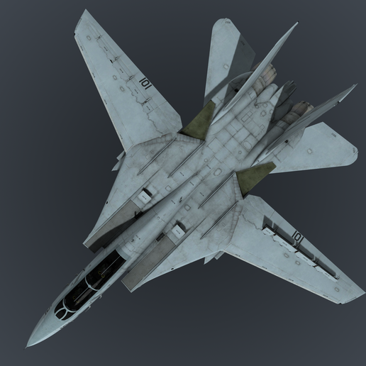 🚁 F-14B Tomcat・ STL File for 3D printing・Cults