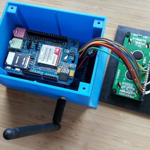 Free 3D file Case and cover for Arduino with 2x16 LCD display・Design to ...