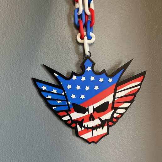 🇺🇸 the american nightmare cody rhodes pendant・ 3MF File for 3D printing ...