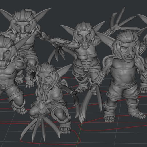 👺 Grimdark Goblins für verschiedene Wargames -Bio Freaks・Kostenlos STL ...