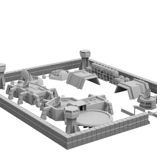 🪖 Military outpost - complete collection・ 3D File for 3D printing・Cults